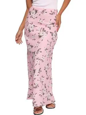 PETAL & PUP Evie Maxi Skirt - Pink Floral