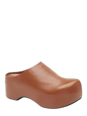 Marni Chunky Platform Clog - Wood