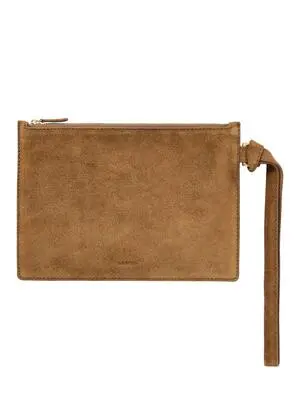 Lié Studio LIÉ STUDIO Charlie Suede Clutch Tan