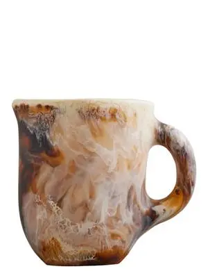 Dinosaur Designs Rock Large Swirled Resin Jug Beige