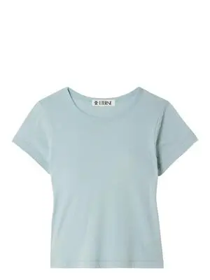 Eterne Baby Tee Cropped T-shirt - Blue