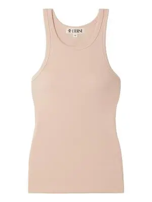 Eterne Ribbed Stretch-jersey Tank - Pink