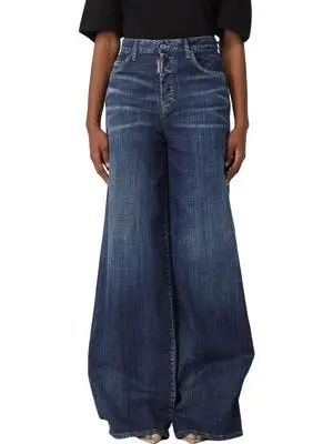Dsquared2 Wide Leg Jeans - Denim