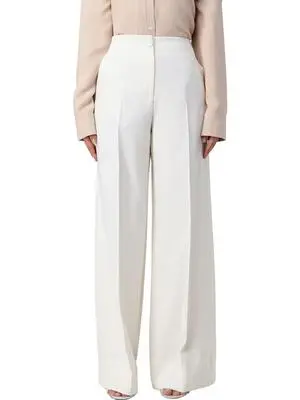 Brioni Wide Leg Trousers White