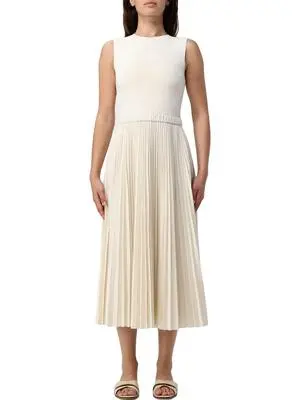 Theory Midi Dress - Natural
