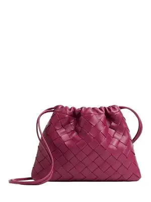 BOTTEGA  VENETA Intrecciato Leather Pouch - Cinnabar