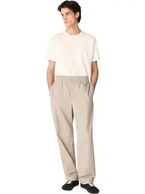 BOTTEGA  VENETA Tech Nylon Straight Leg Pants - Gray Putty