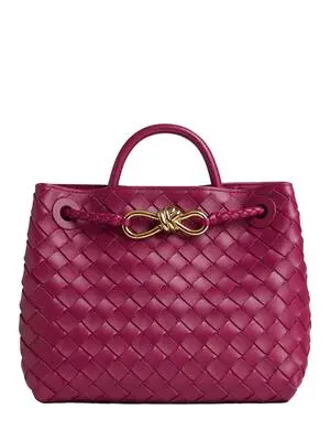 Bottega Veneta Small Andiamo Top-Handle Bag Cinnabar