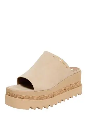 Stella McCartney Suede Platform Sandals - Desert