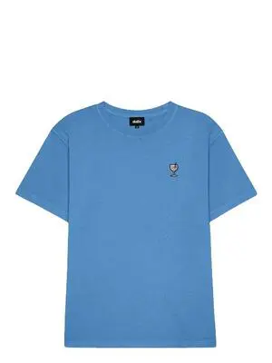 DALIX Mens Spritz Midweight Garment Dye Tee Blue