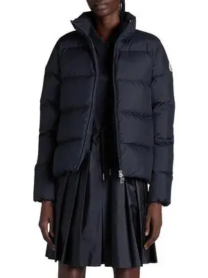 Moncler Mauzun Down Puffer Jacket Dark Navy Blue