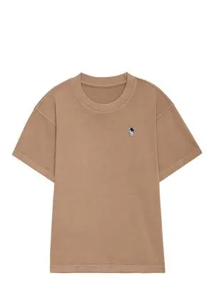 DALIX Astronaut Heavyweight Pigment Dye Tee - Camel