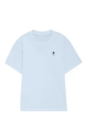 DALIX Astronaut Heavyweight Pigment Dye Tee - Ice Blue