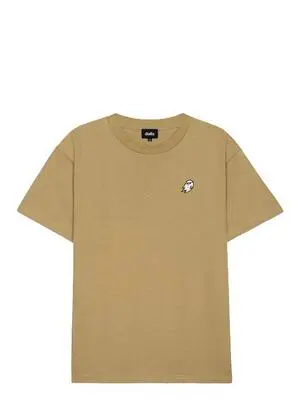 DALIX Ghost Mode Heavy Weight Cotton Tee - Khaki
