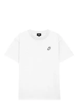 DALIX Ghost Mode Heavy Weight Cotton Tee - White