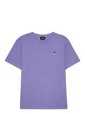 DALIX Astronaut Midweight Garment Dye Tee - Purple Haze