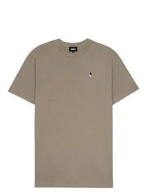 DALIX Mens Astronaut Soft Heavyweight Tee Latte