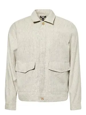 Paige Woven Jacket - Stucco Melange