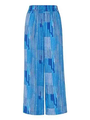 Whistles Striped Woven Trousers - Multi-coloured