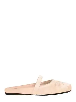 Marni Bow-Detail Ballet Flats White