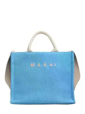 Marni Small Denim Tote - Blue