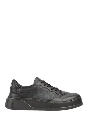 Gucci Gg Supreme Canvas Sneakers - Black