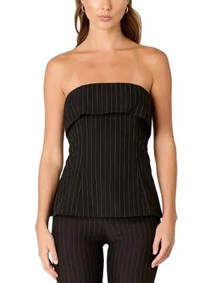 NIA Rob Pinstripe Top
