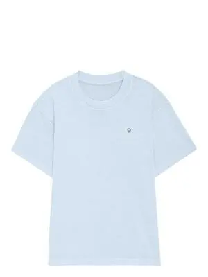 DALIX Mens Lil Alien Heavyweight Pigment Dye Tee Ice Blue