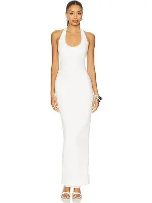 NOOKIE Halter Maxi Dress With Back Vent - Ivory