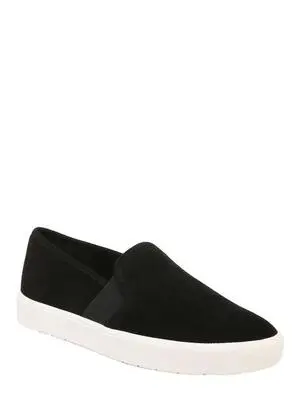 Vince Blair Slip-On Sneakers Black Suede