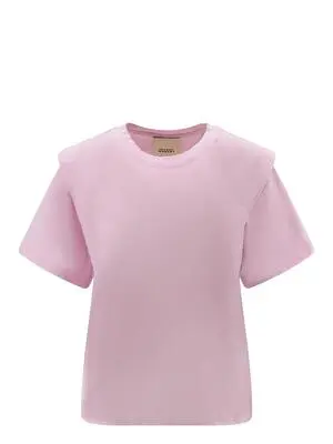 MARANT ETOILE Zelitos Biologic Cotton T-shirt - Pink