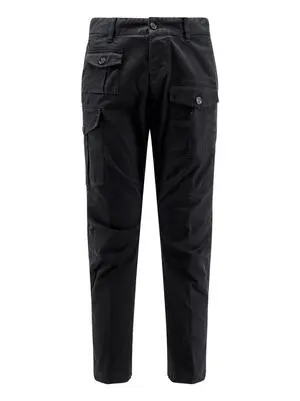 Dsquared2 Cotton Cargo Pant - Black