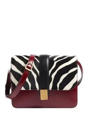 Khaite Blake Canvas Crossbody Bag Red