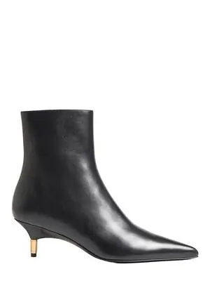 Khaite Bella Ankle Boot 55 - Black