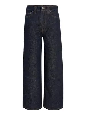KHAITE Dane High-Rise Wide-Leg Jeans