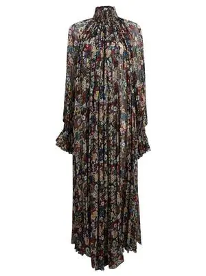 Khaite Edgar Silk-chiffon Maxi Dress - Floral