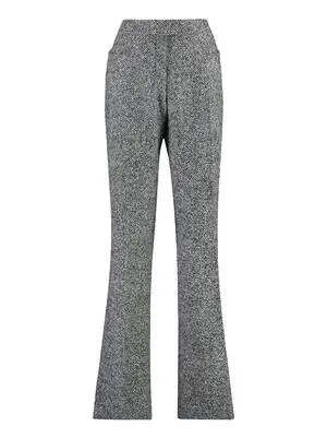 TOM FORD Tweed Flared Trousers - Grey