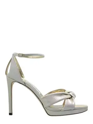 JIMMY CHOO 100mm Rosie Heeled Sandals - Neutrals