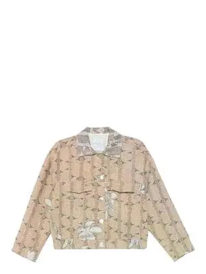 FORTE_FORTE Printed Jacket - Neutrals