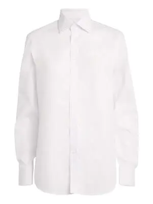 WITH NOTHING UNDERNEATH Organic Cotton Boyfriend Shirt