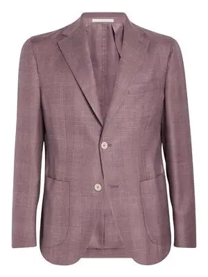 Eleventy Cashmere-blend Blazer - Purple