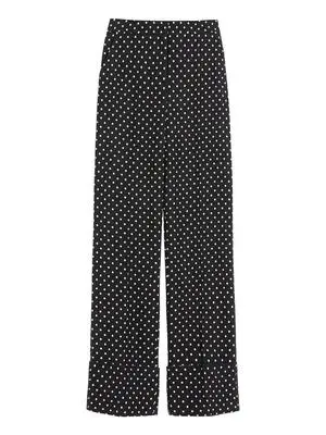 Valentino Garavani Polka-dot Trousers - Black