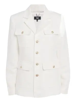 Paige Pocket-detail Reign Blazer - White