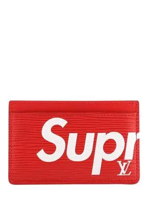 LOUIS VUITTON X Supreme Porte Carte Simple - Red