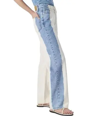 Rag & Bone Featherweight Logan Wide-leg Jeans - Blue