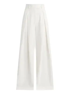 FAVORITE DAUGHTER Pleated Wide-leg Trousers - Ivory