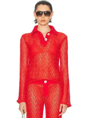 Éliou Andre Top - Red Ziggy