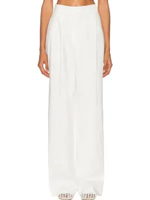 SANS FAFF Ravello High-waisted Trousers - White
