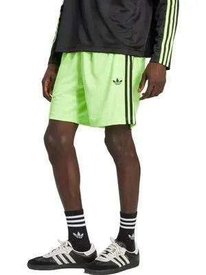 Adidas Adicolor Jacquard Shorts - Signal Green / Black