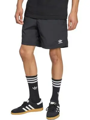 Adidas Trefoil Essentials Woven Shorts - Black / White